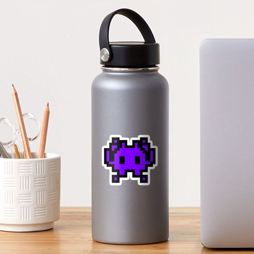 "Purple Video Game Alien Emoji" Sticker for Sale by vicorrin | Redbubble