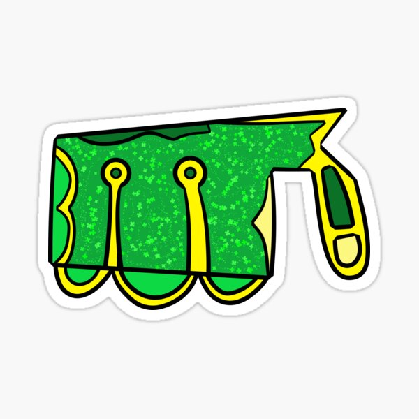 "Spring Green Trojan Horse" Sticker by VazMasDesign | Redbubble