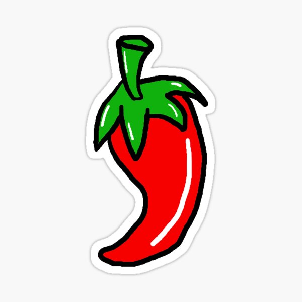 "Chilli" Sticker for Sale by surreal77 | Redbubble