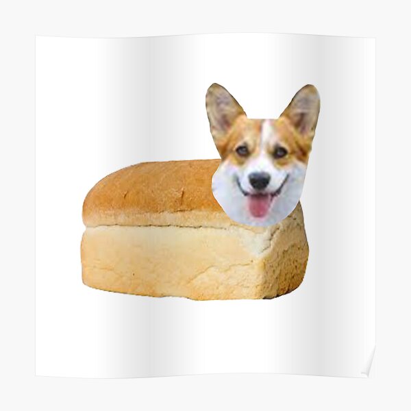 "Corgi Loaf" Poster for Sale by marykatebuckman | Redbubble