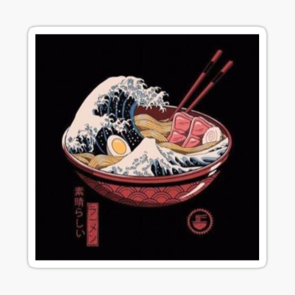 "Food Wave" Sticker by SotiArt | Redbubble