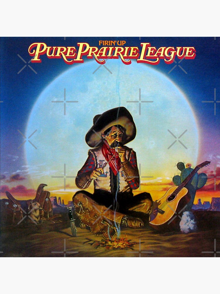 "Pure Prairie League: Firing Up" Sticker for Sale by Pop-Pop-P-Pow ...