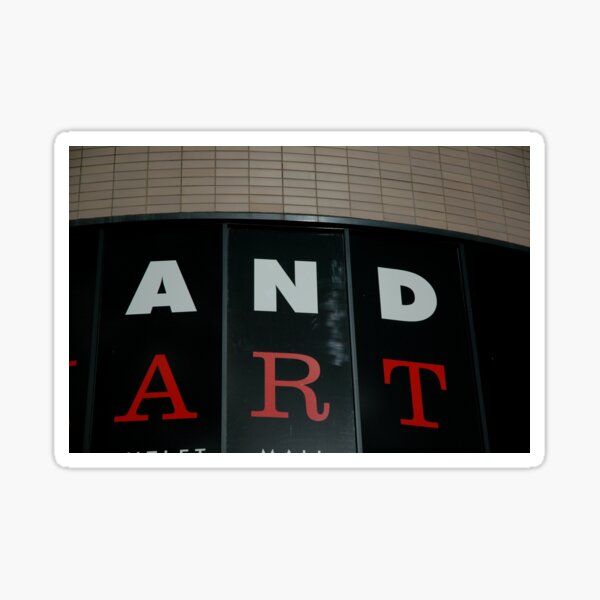 "And Art, Parramatta, Australia 2005" Sticker for Sale by muz2142 ...
