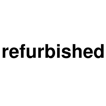 "refurbished" Sticker for Sale by ninov94 | Redbubble