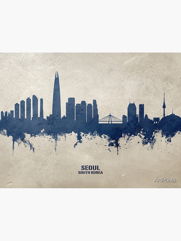 Seoul Skyline South Korea Premium Matte Vertical Poster sold by ...