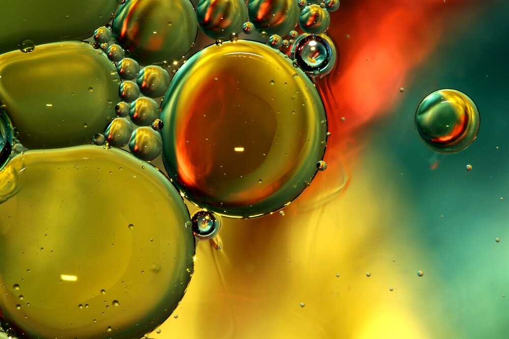 "Oil & Water VIII" by Sharon Johnstone | Redbubble