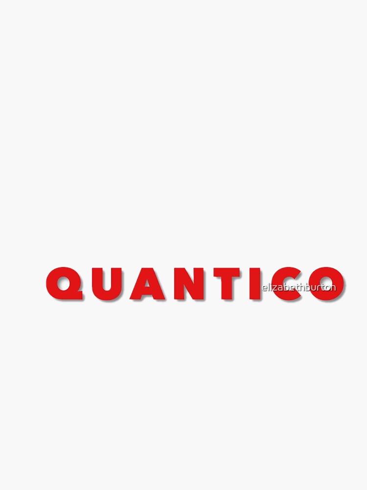 "Quantico Logo" Sticker for Sale by proclone | Redbubble