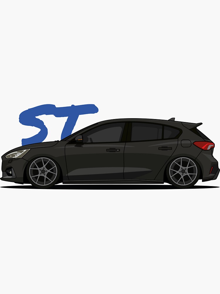"Ford Focus ST" Sticker by ms-artwork | Redbubble