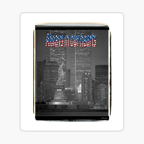 "Twin Towers" Sticker for Sale by Degroom | Redbubble