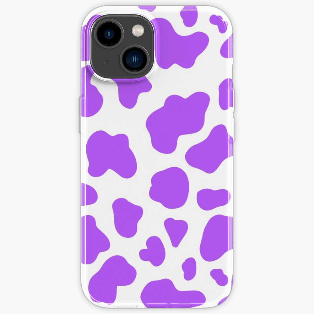 "Purple Cow Print, Pattern" iPhone Case for Sale by Emilyhardyy | Redbubble