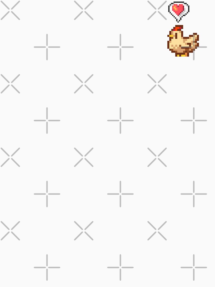 "Stardew Valley Happy White Chicken" T-shirt for Sale by r9440 ...
