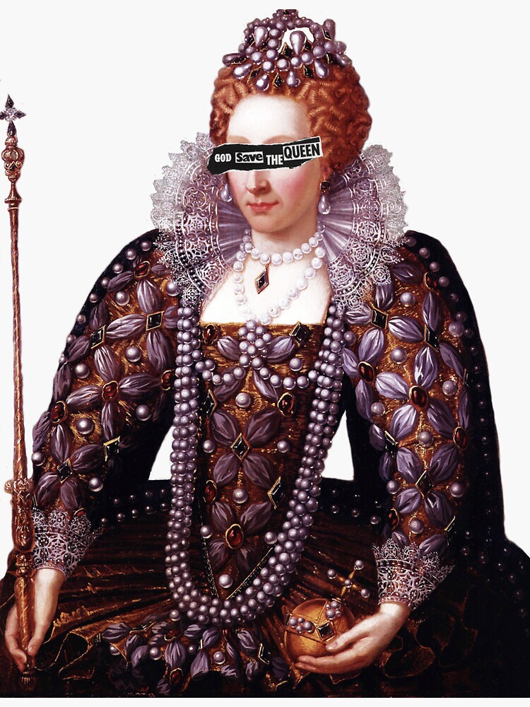 "Good Queen Bess #2" Sticker for Sale by bethwoodvilles | Redbubble