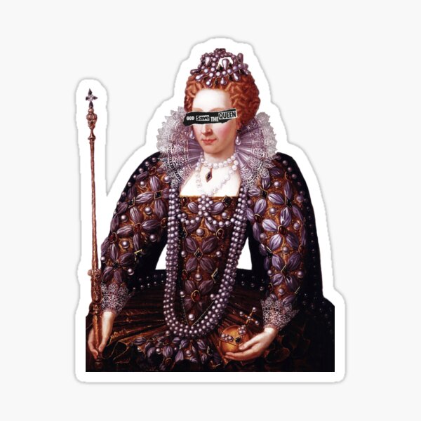 "Good Queen Bess #2" Sticker for Sale by bethwoodvilles | Redbubble