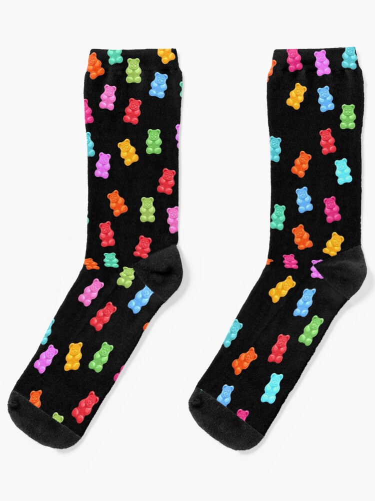 "Gummy bear pattern" Socks for Sale by ValentinaHramov | Redbubble