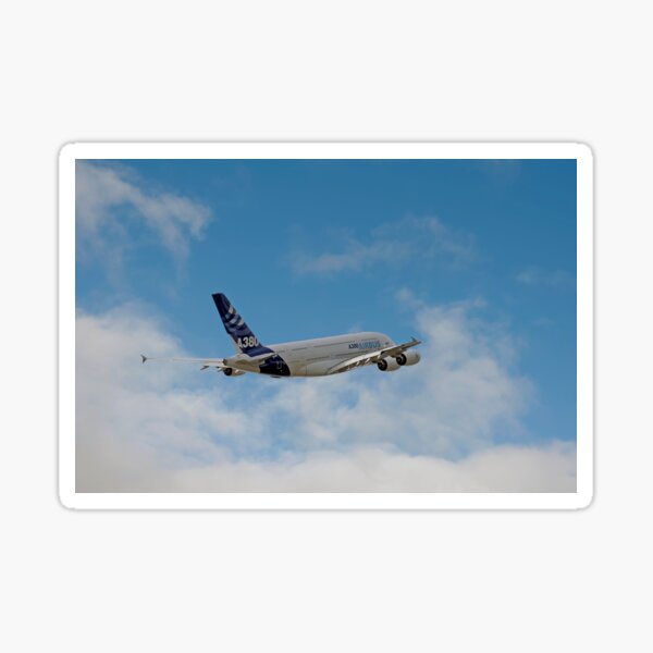 "Airbus A380 (High Flyer)" Sticker for Sale by SteveHClark | Redbubble