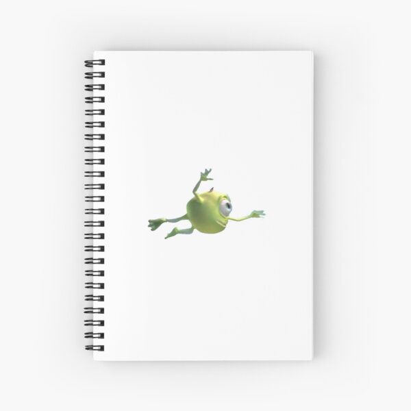 "flying mike wazowski" Spiral Notebook for Sale by brenda-lee | Redbubble