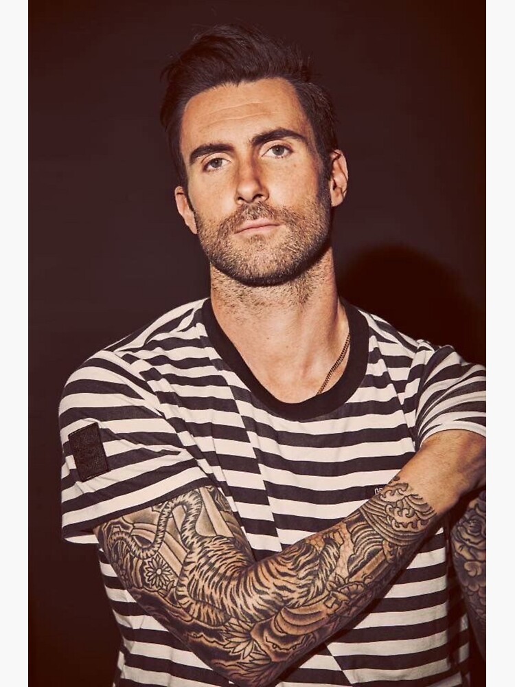 "adam levine" Sticker for Sale by akustrong | Redbubble