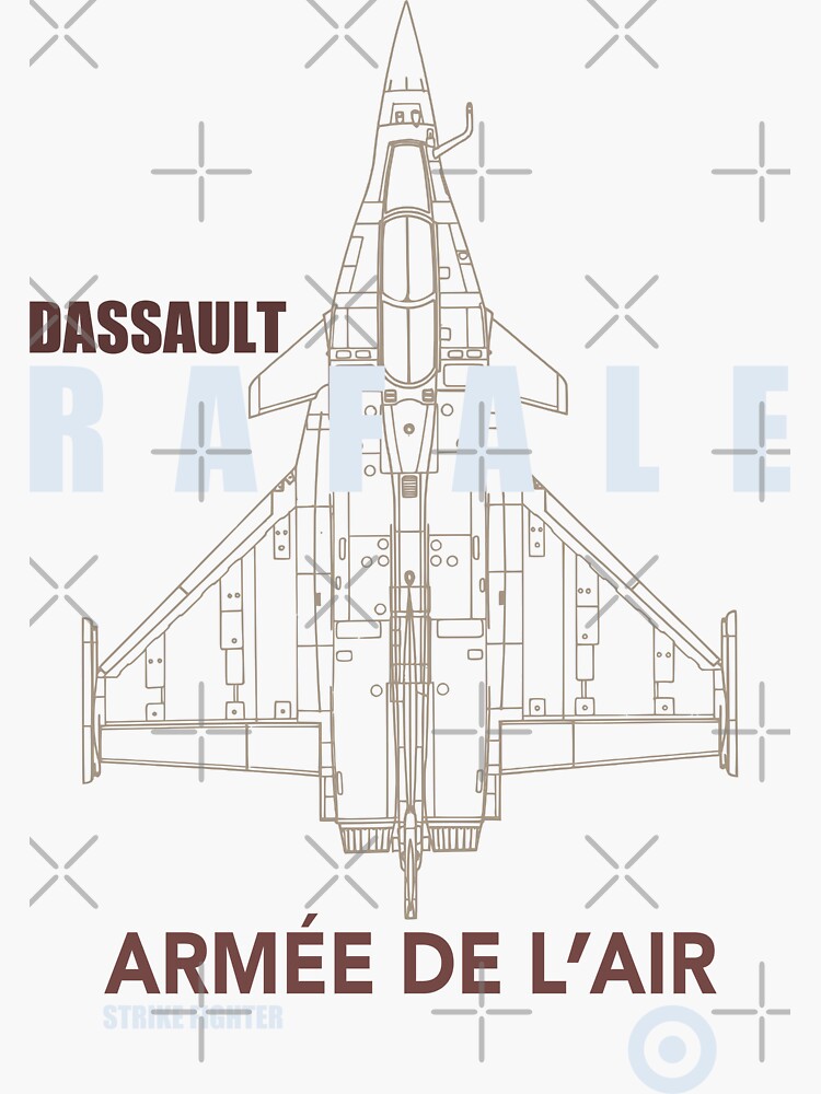 "Dassault Rafale" Sticker for Sale by StrongVlad | Redbubble