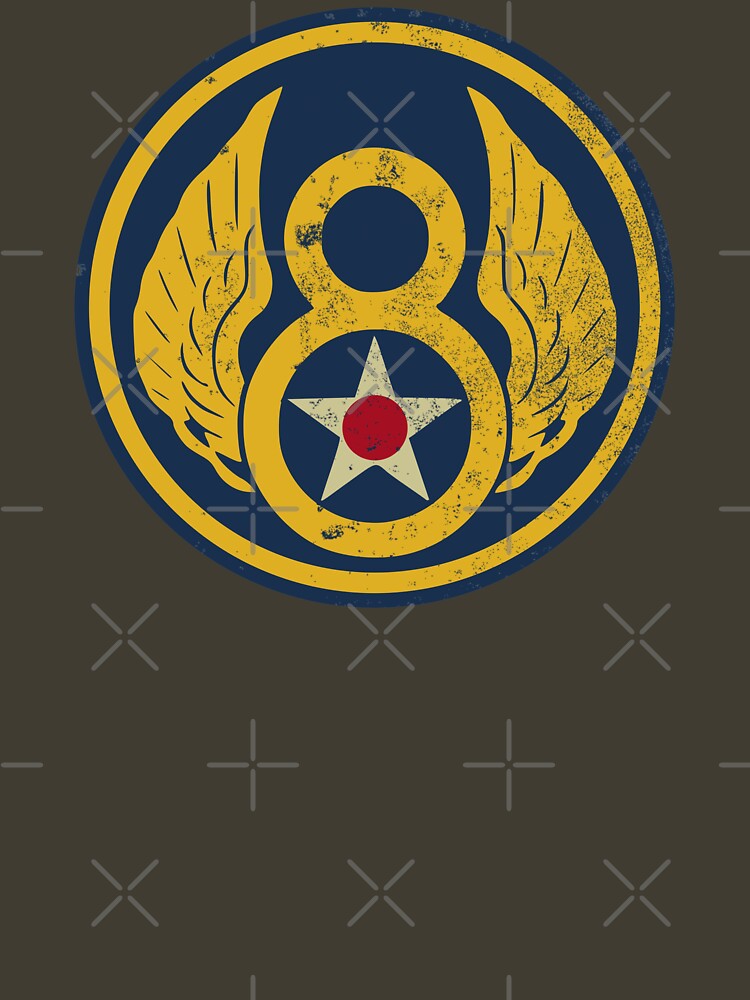 "WW2 Eighth Air Force (distressed)" T-shirt for Sale by StrongVlad ...