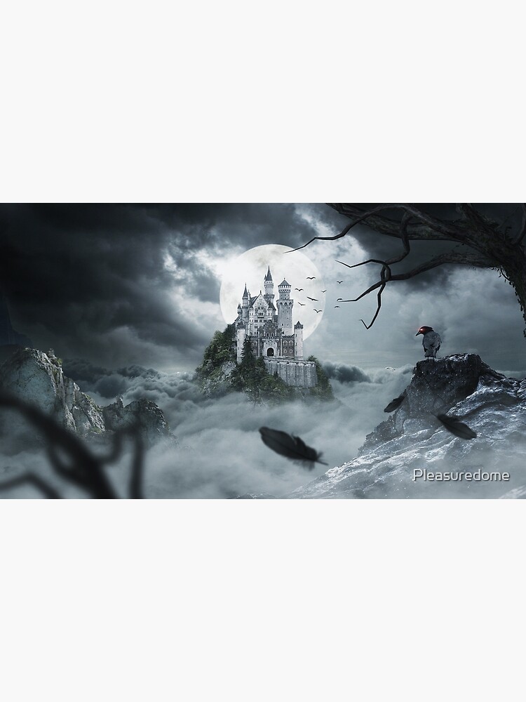 "Spooky Fantasy Castle " Poster for Sale by Pleasuredome | Redbubble