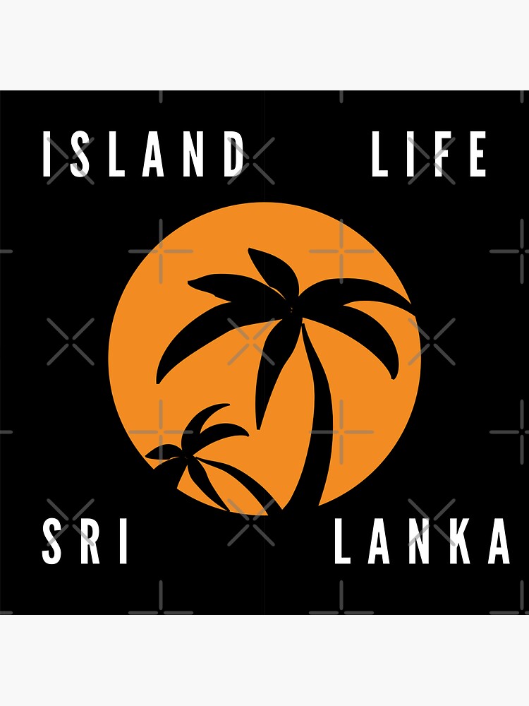 "Island Life Sri Lanka" Sticker for Sale by KidRonin | Redbubble