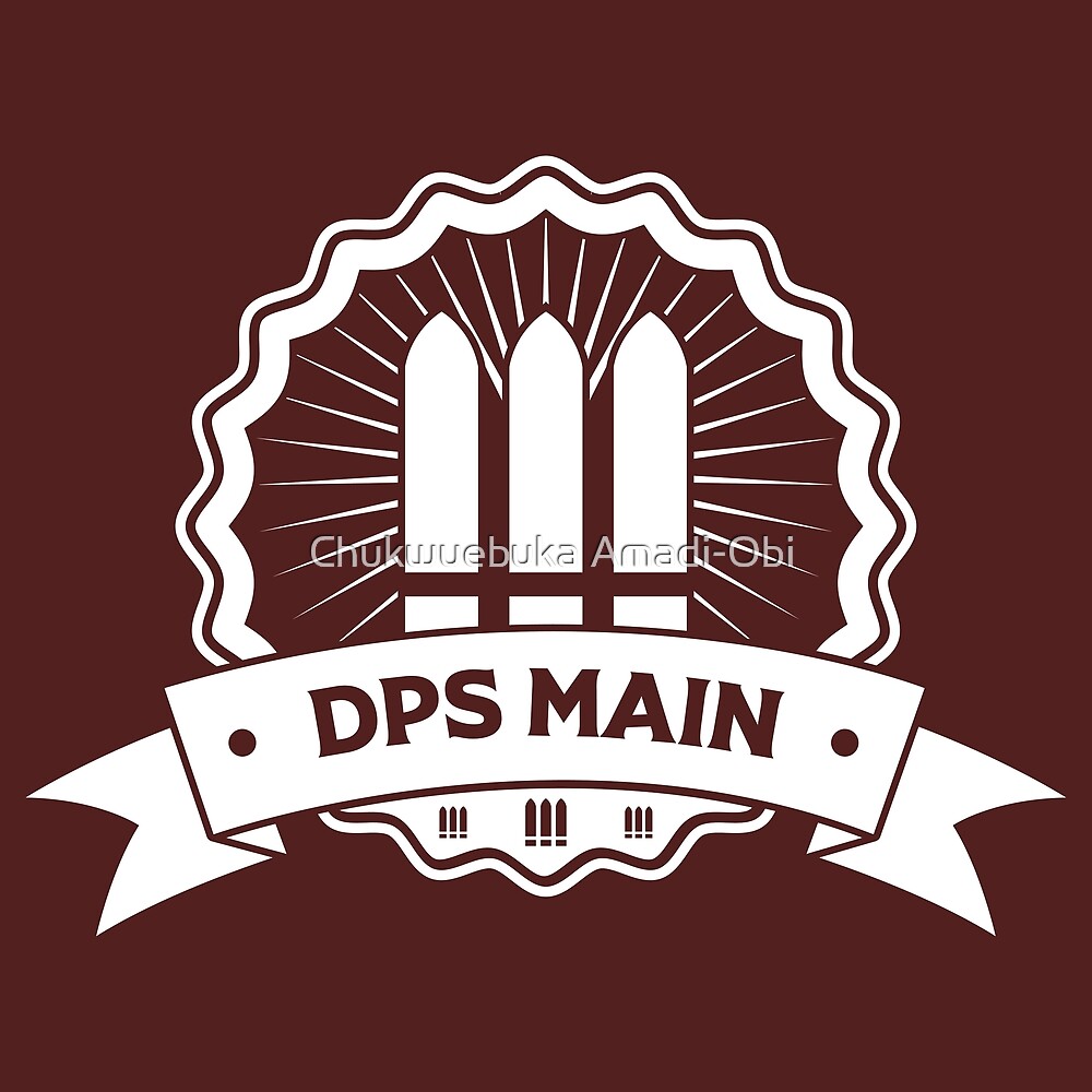 ""DPS Main" Gaming Emblem" by Ebuka Amadi-Obi | Redbubble
