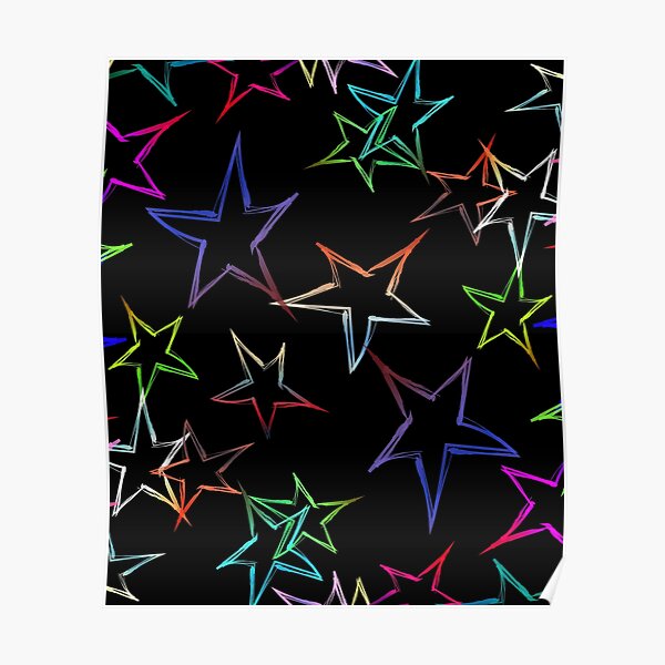 Póster «Lleno de estrellas (Impresionante collage de estrellas ...