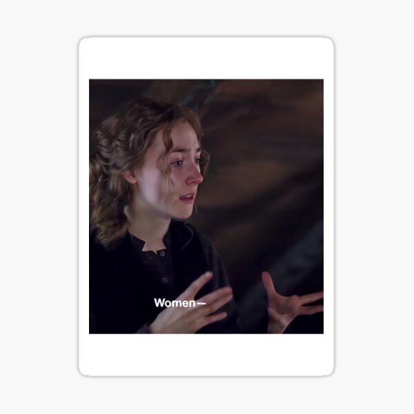 "Little Women Jo March Iconic "Women"" Sticker by aestheticsteph ...