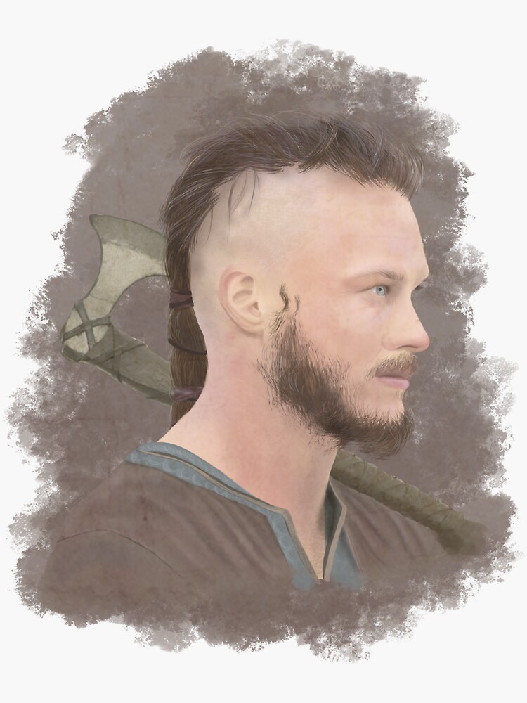 "Ragnar Lothbrok" Sticker by CarmonkeyC | Redbubble