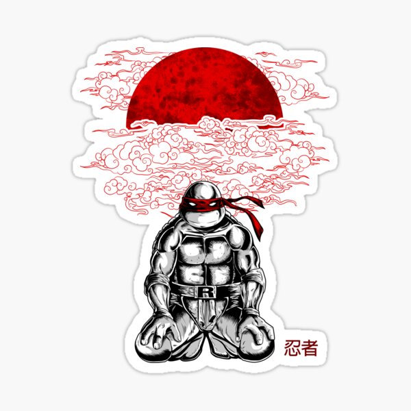"RAPHAEL v2" Sticker for Sale by swiro | Redbubble