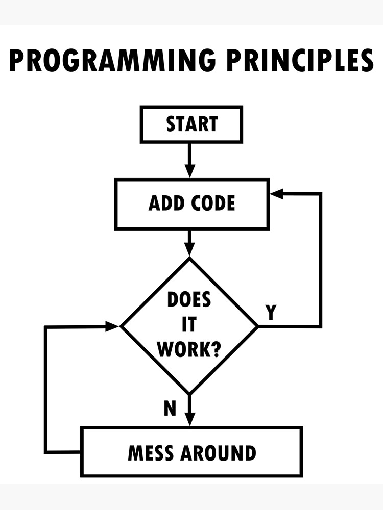 "Programming principles computer science nerd" Poster by LeMuesch ...