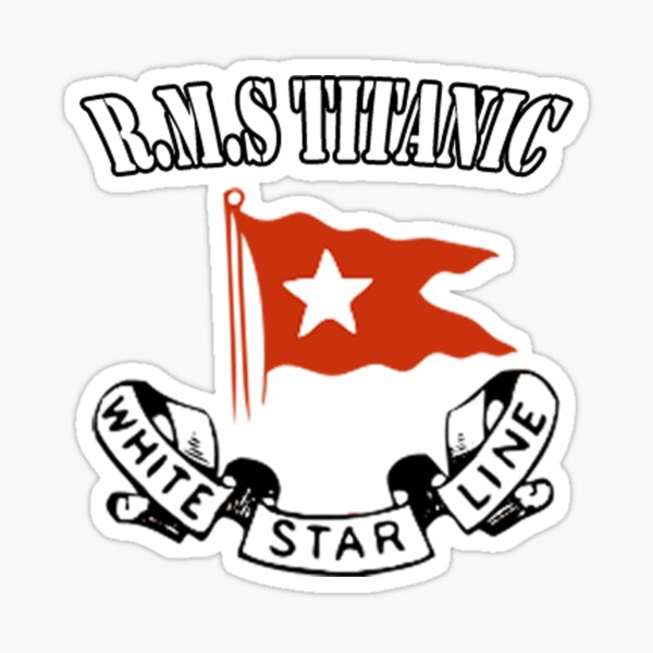 "Titanic Sinking Vintage Cruise Ship Atlantic Ocean Voyage " Sticker ...