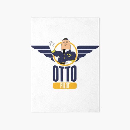 "Otto the Inflatable Pilot" Art Board Print by McPod | Redbubble