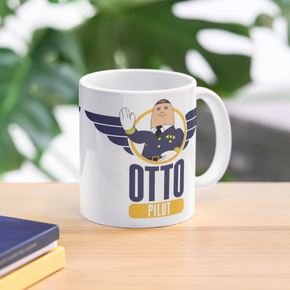 "Otto the Inflatable Pilot" Coffee Mug for Sale by McPod | Redbubble