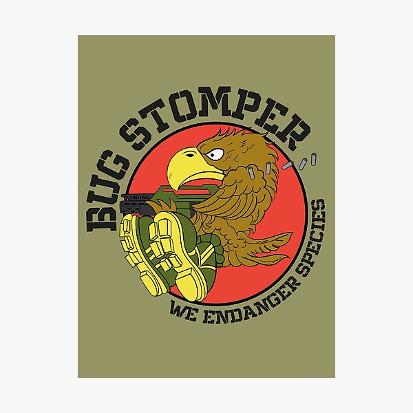 Lámina fotográfica «Colonial Marines Bug Stomper - Ponemos en peligro a ...