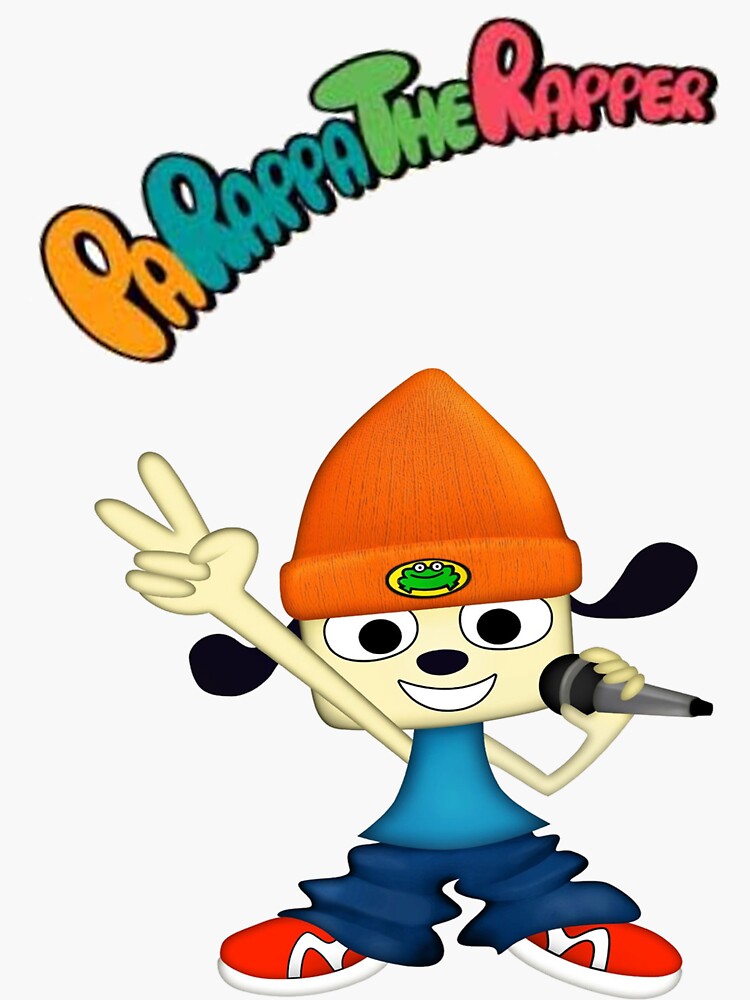 "Parappa the rapper" Sticker by Federicoz | Redbubble