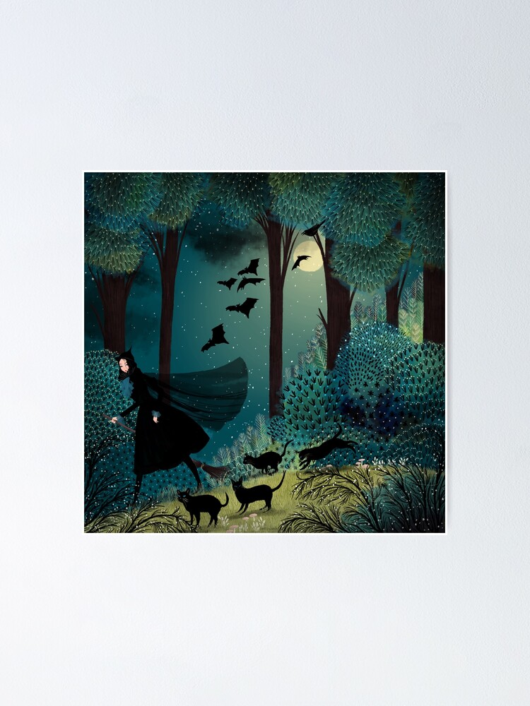 "The Witching Hour" Poster for Sale by Jane-Newland | Redbubble