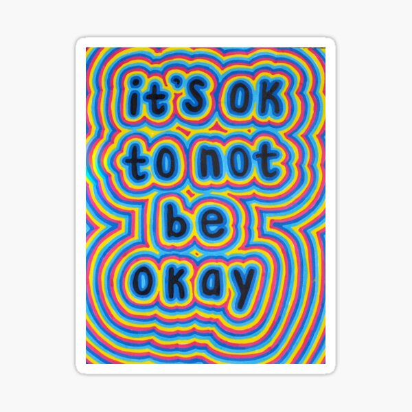 "Reassuring Text" Sticker for Sale by mayawolfb | Redbubble