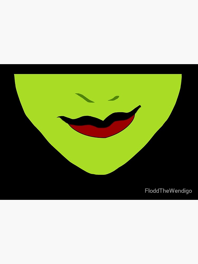 "Elphaba Smile - Wicked Mask" Mask for Sale by FloddTheWendigo | Redbubble