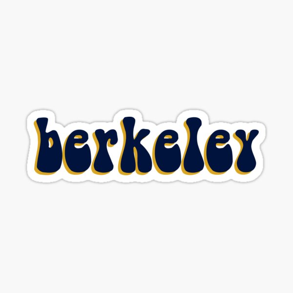 "Groovy Berkeley" Sticker for Sale by smstickersx | Redbubble