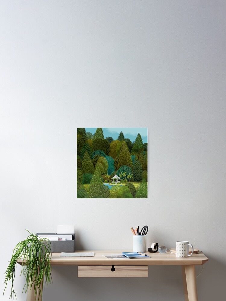 "Poolhouse" Poster for Sale by JANE NEWLAND | Redbubble