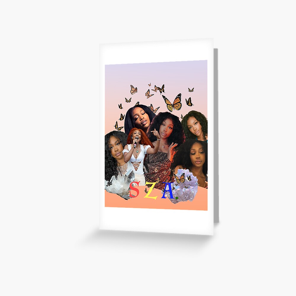 "SZA Collage" Greeting Card for Sale by laurensession | Redbubble