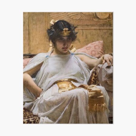 "Cleopatra - John William Waterhouse" Art Board Print by AbidingCharm ...