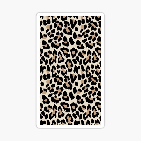 "leopard print" Sticker by tellytubby96 | Redbubble