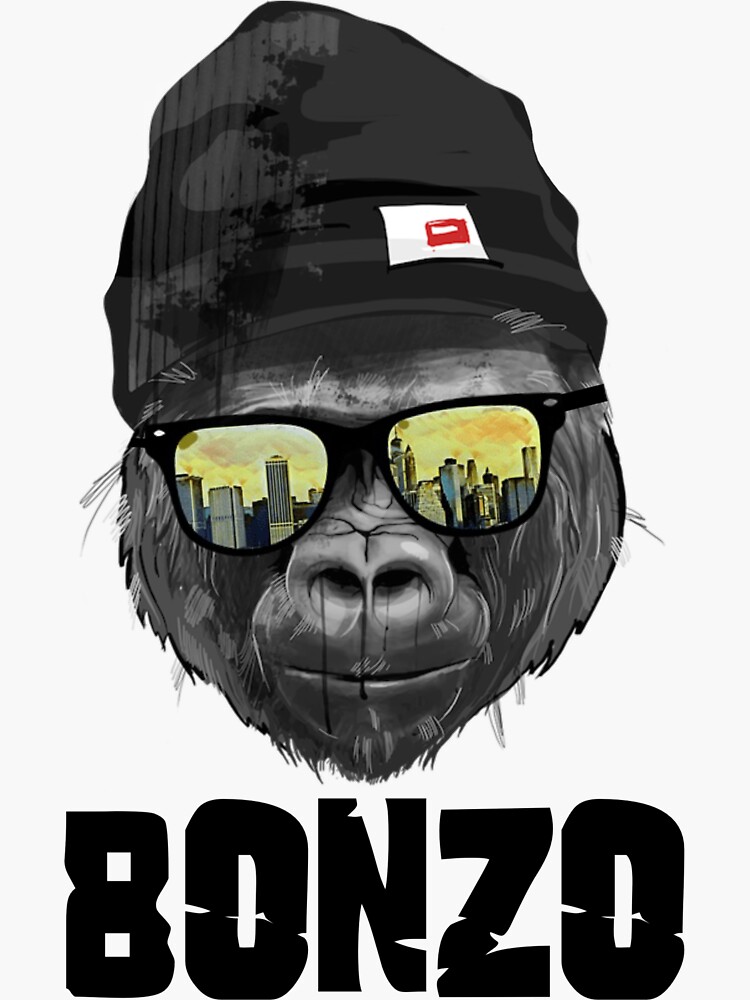 "Bonzo" Sticker by footydezigns | Redbubble