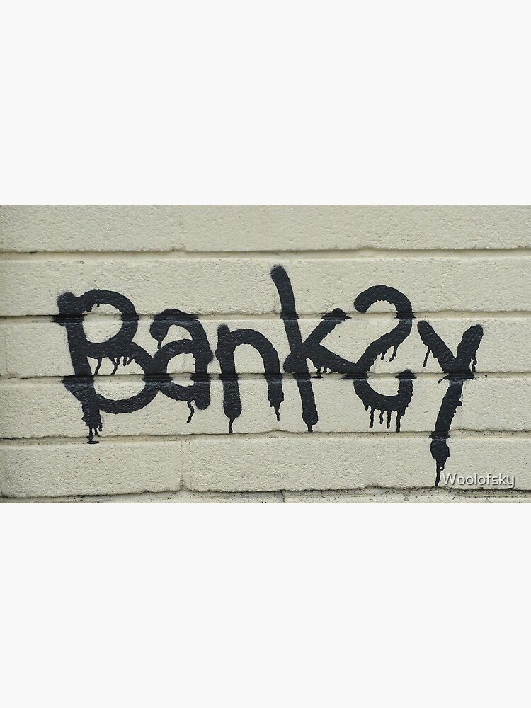 "BANKSY LOGO GRAFFITI FAN ART - Makes An Ideal Gift!" Canvas Print by ...