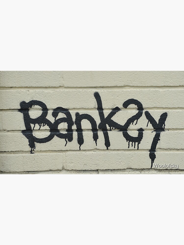"BANKSY LOGO GRAFFITI FAN ART - Makes An Ideal Gift!" Sticker by ...