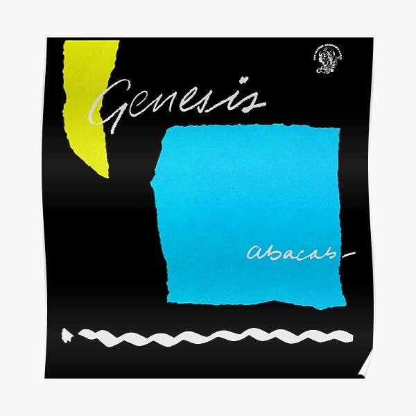 "Genesis Abacab Single Black" Poster by CultMerch | Redbubble