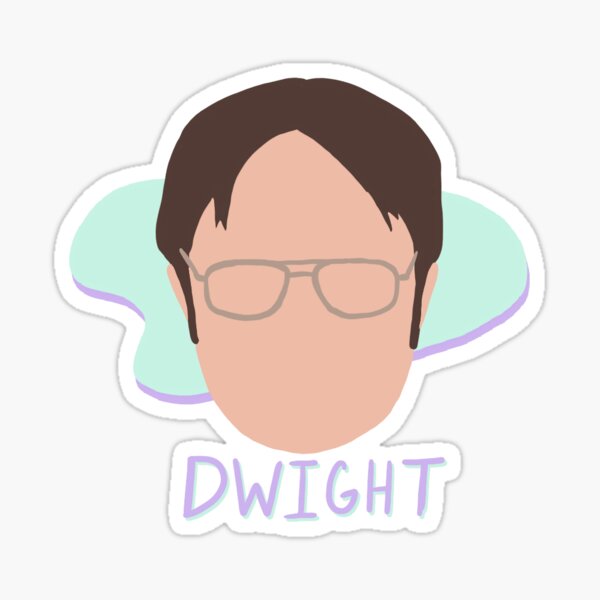 "The Office: Dwight Schrute" Sticker by abbyradcliffe | Redbubble