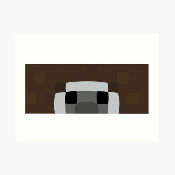 Minecraft Cow Art Prints | Redbubble